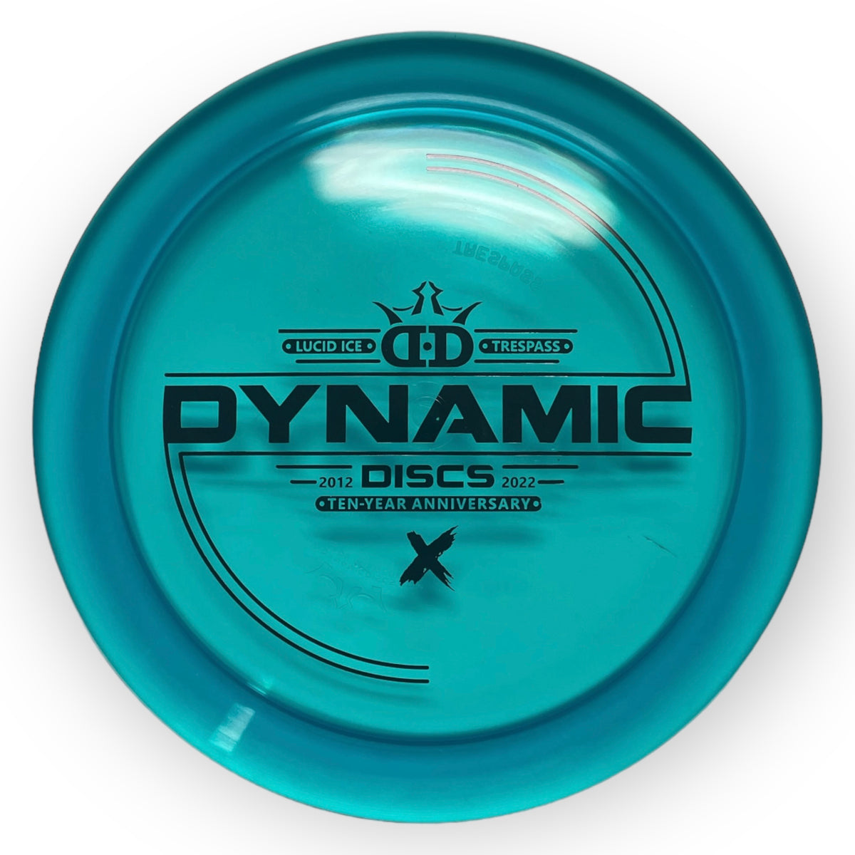 Dynamic Discs Trespass - Lucid Ice 10 Year Anniversary Stamp – Chumba Discs